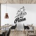 Pizza Wall Decal Pizzeria Wall Sticker Pizza Wall Sticker Food - Etsy