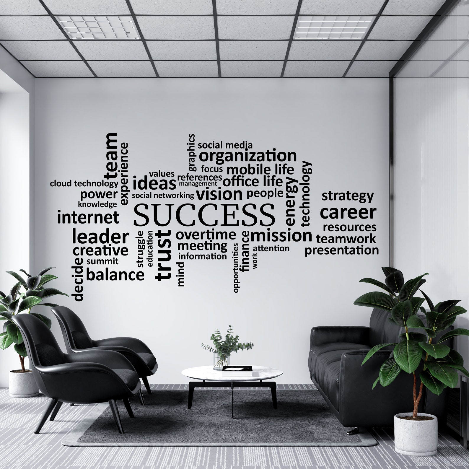 Office Wall Decaloffice Decal Office Wall Artoffice - Etsy