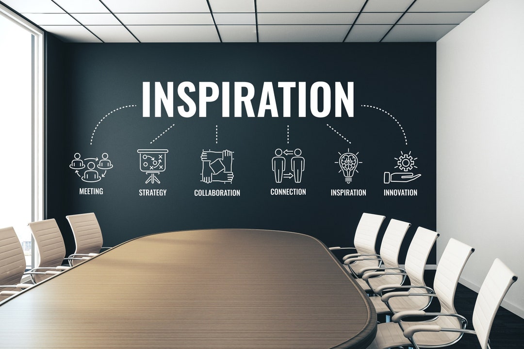 Inspiration Wall Decal,office Decal, Office Wall Art,office Decor,work ...