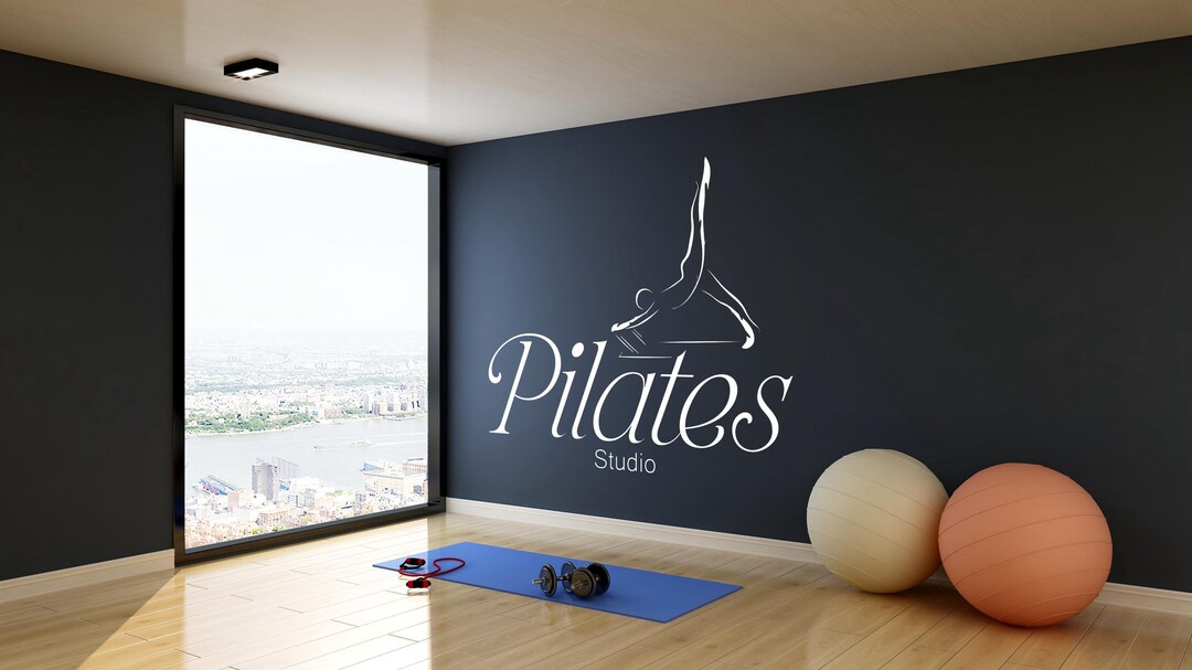 Pilates Studio Sticker Wall Decal Pilates Rules Wall Decor Motivational ...