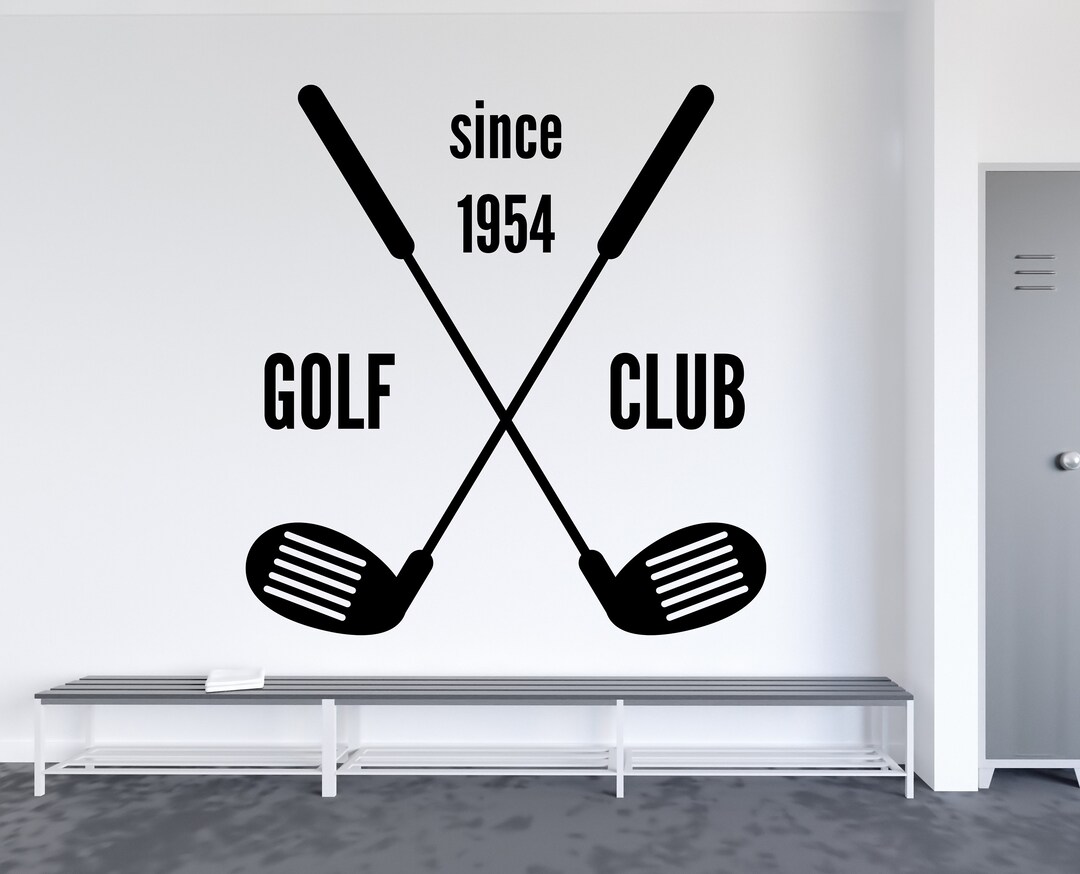 Golf Decal Vinyl Decal Golf Sticker Sport Wallstickers Golf Game Decal ...