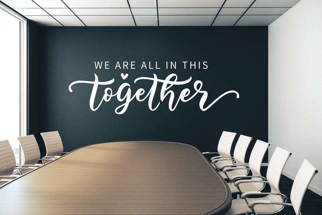 Office Quotes Wall Decal,office Decal, Office Wall Art,typography Wall ...