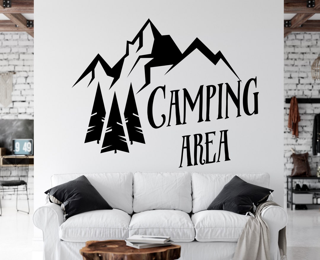 Campfire Wall Decal Home Design Camper Wallstickers Happy Campers Decal ...