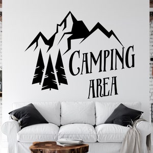 Campfire Wall Decal Home Design Camper Wallstickers Happy Campers Decal ...