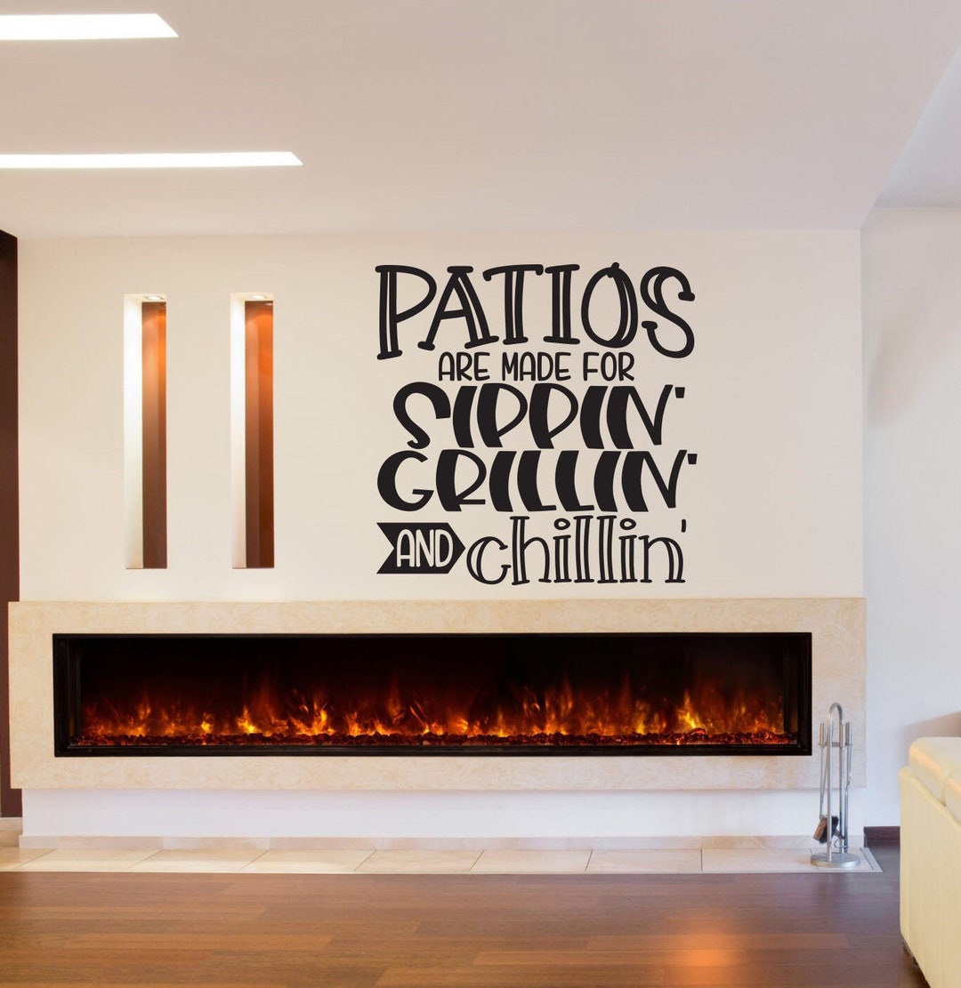 Patios Ideas Decal Camper Decal Campfire Decal Nature Wallsticker ...