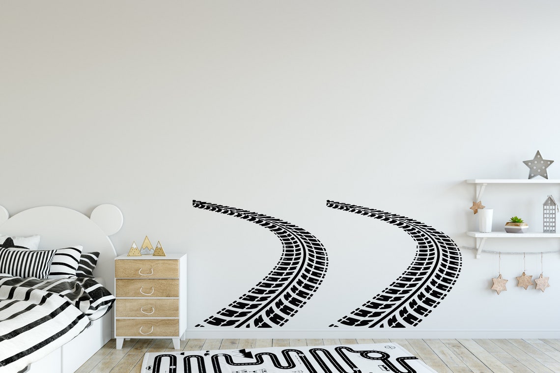 Car Burnout Wall Decal Car Wonderful Decal Super Car Decal Car Wall Art ...