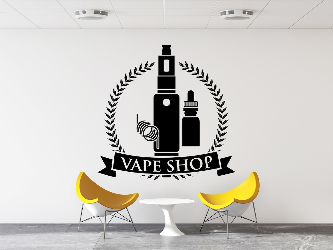 Vape Shop Decal window Sticker smoke Shop Decor Vape - Etsy