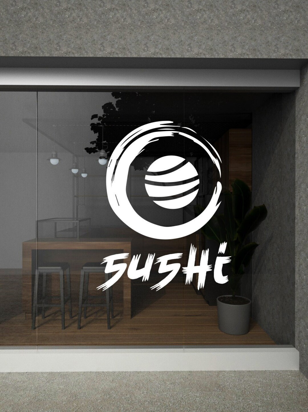 Sushi Bar Wall Decal Sushi Wall Sticker Sushi Wall Art Asian Food Decal ...