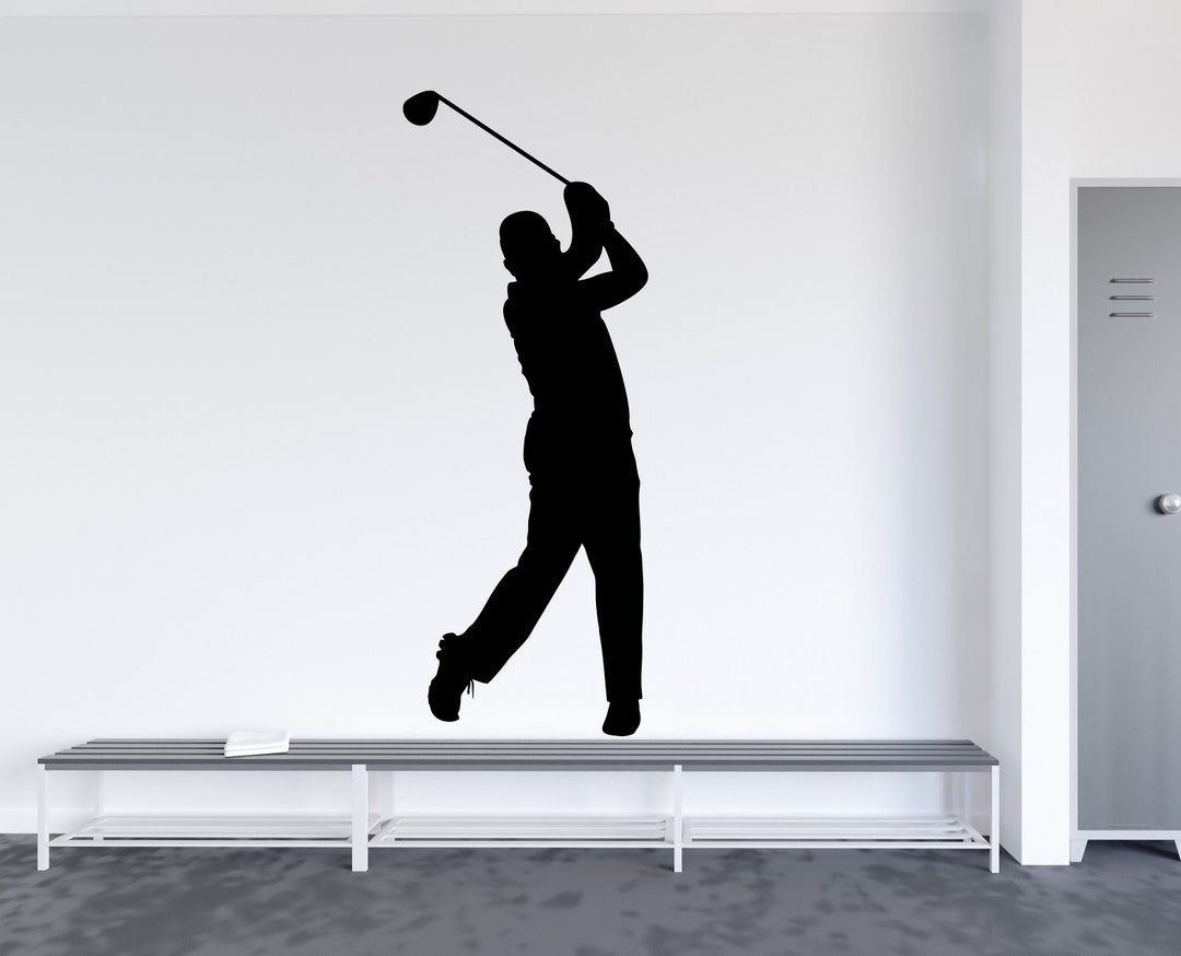 Golf Wall Decal Golf Wall Sticker Golf Wall Art Sports Wall Decal ...