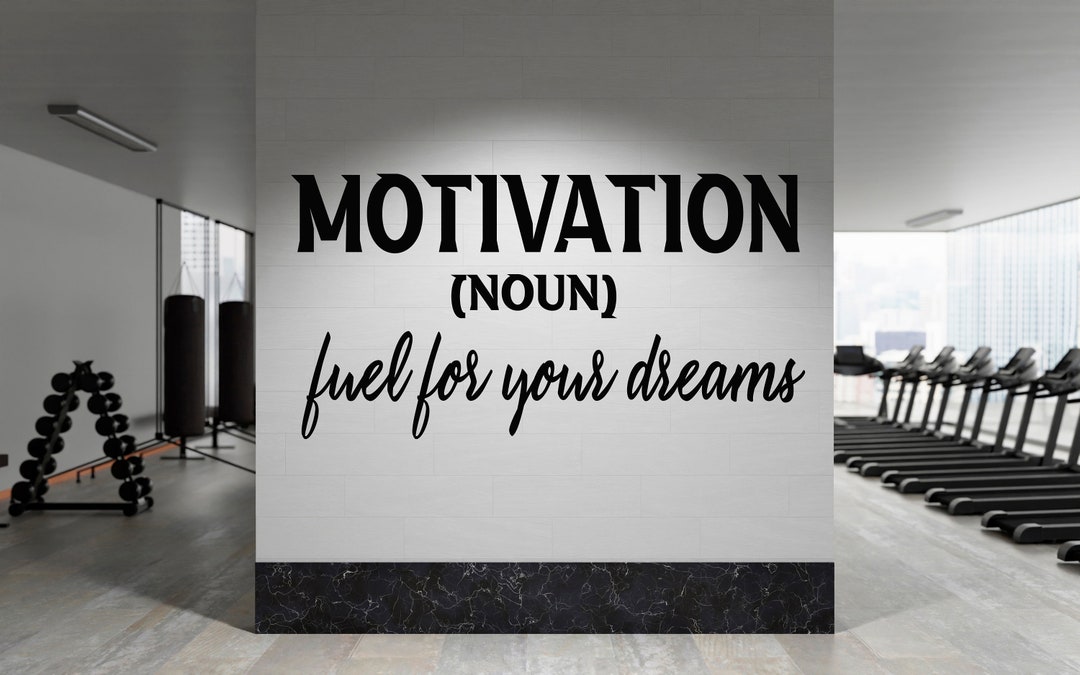 Gym Motivation Wall Decal,gym Wall Decal,gym Wall Decor,gym Wall ...