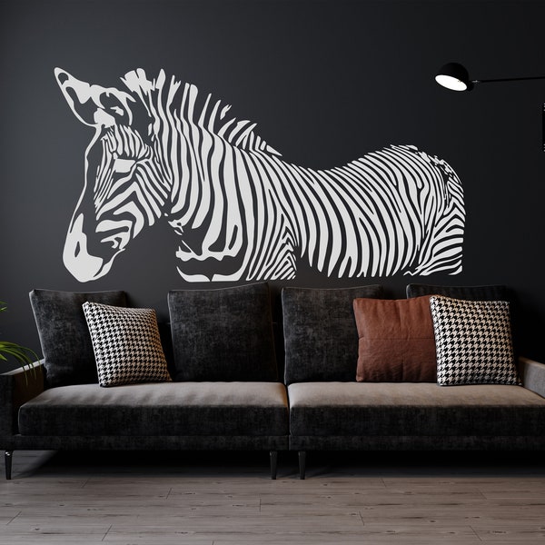 Zebra Decal - Etsy
