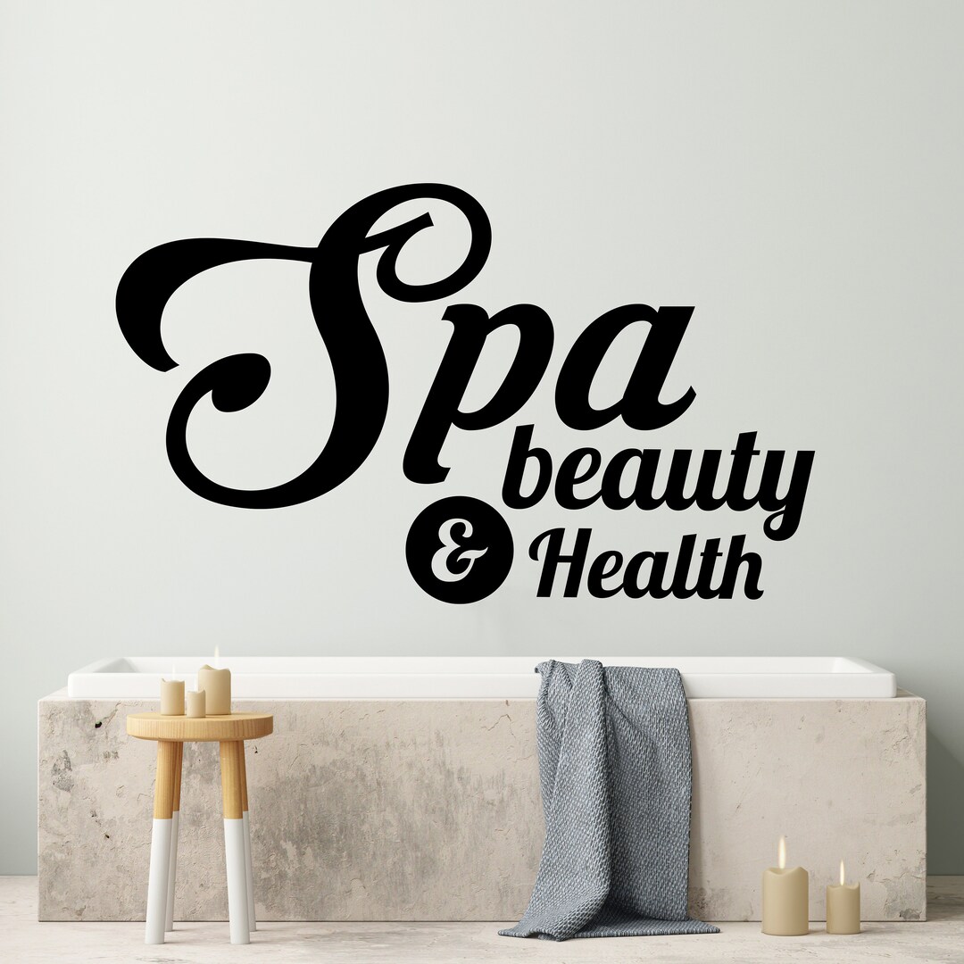 Wall Decals Spa Therapy Beauty Decal Vinyl Sticker SPA Beauty Salon Art ...
