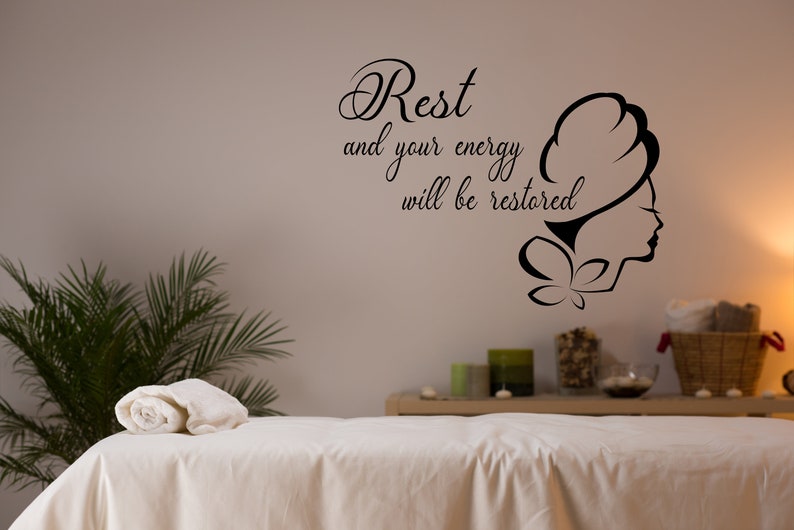 Wall Decals Spa Therapy Beauty Decal Vinyl Sticker SPA Beauty | Etsy