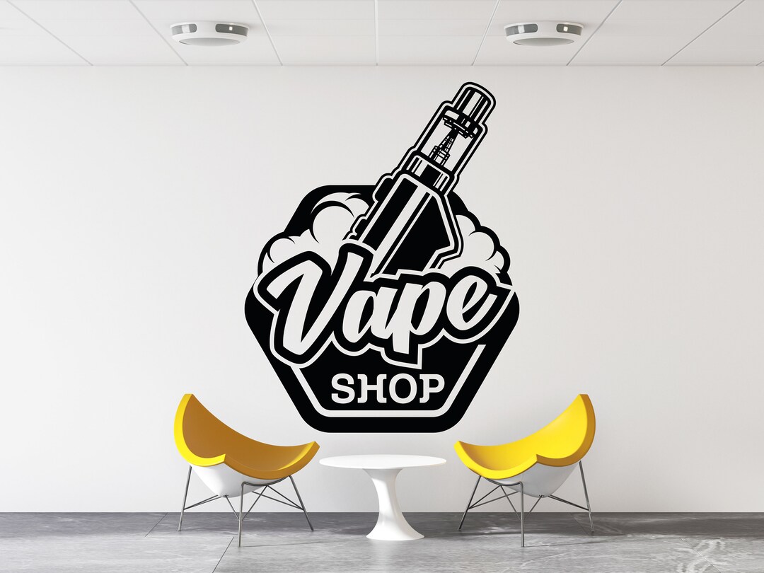 Vape Shop Decal ,window Sticker ,smoke Shop Decor, Vape Sticker, Vapor ...