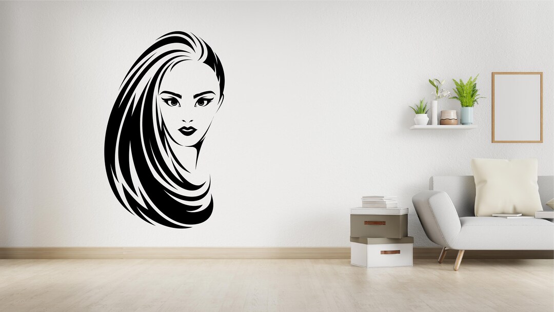 Beauty Salon Wall Decal Beauty Vinyl Sticker Makeup Wall Art ...