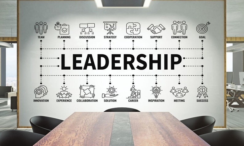 Leadership Wall Decal,office Wall Decal,office Wall Sticker,office Wall ...