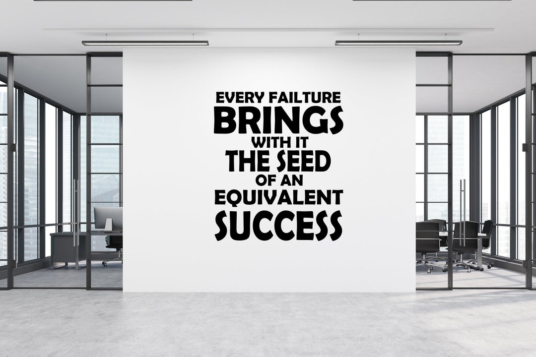 Motivational Office Quote Wall Decal,office Wall Decal,office Wall Art ...