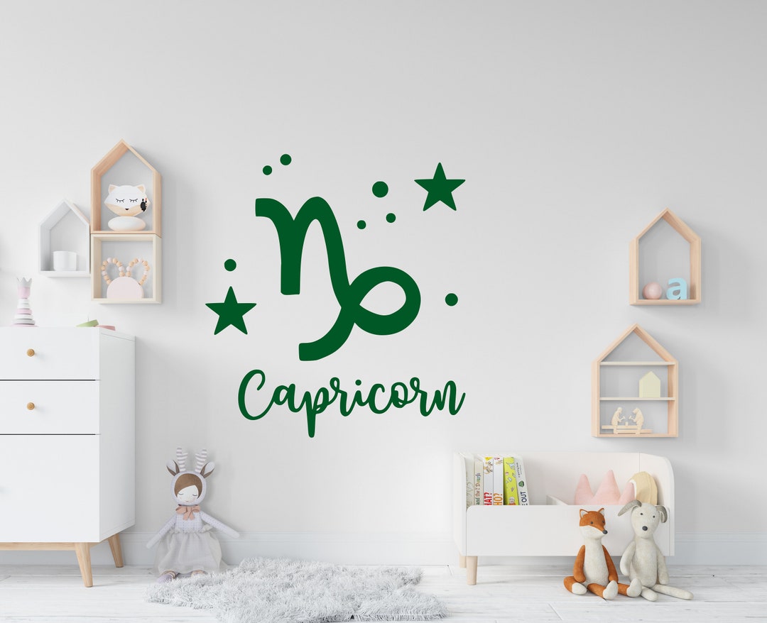 Zodiac Decal Horoscope Wall Decal Astrology Decal Zodiac Stickers Sun ...