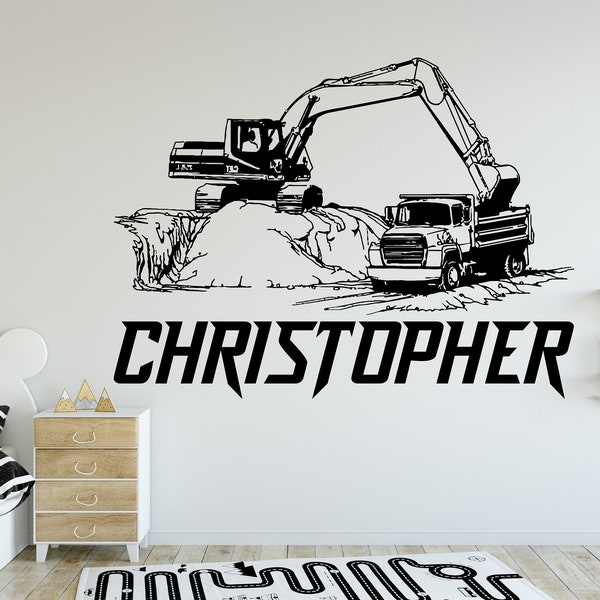 Construction Decal - Etsy