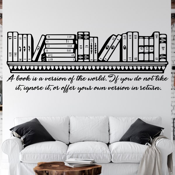 Reading Wall Decal - Etsy