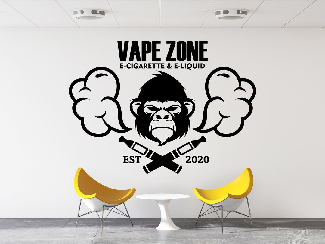 Vape Shop Decal ,window Sticker ,smoke Shop Decor, Vape Sticker, Vapor ...