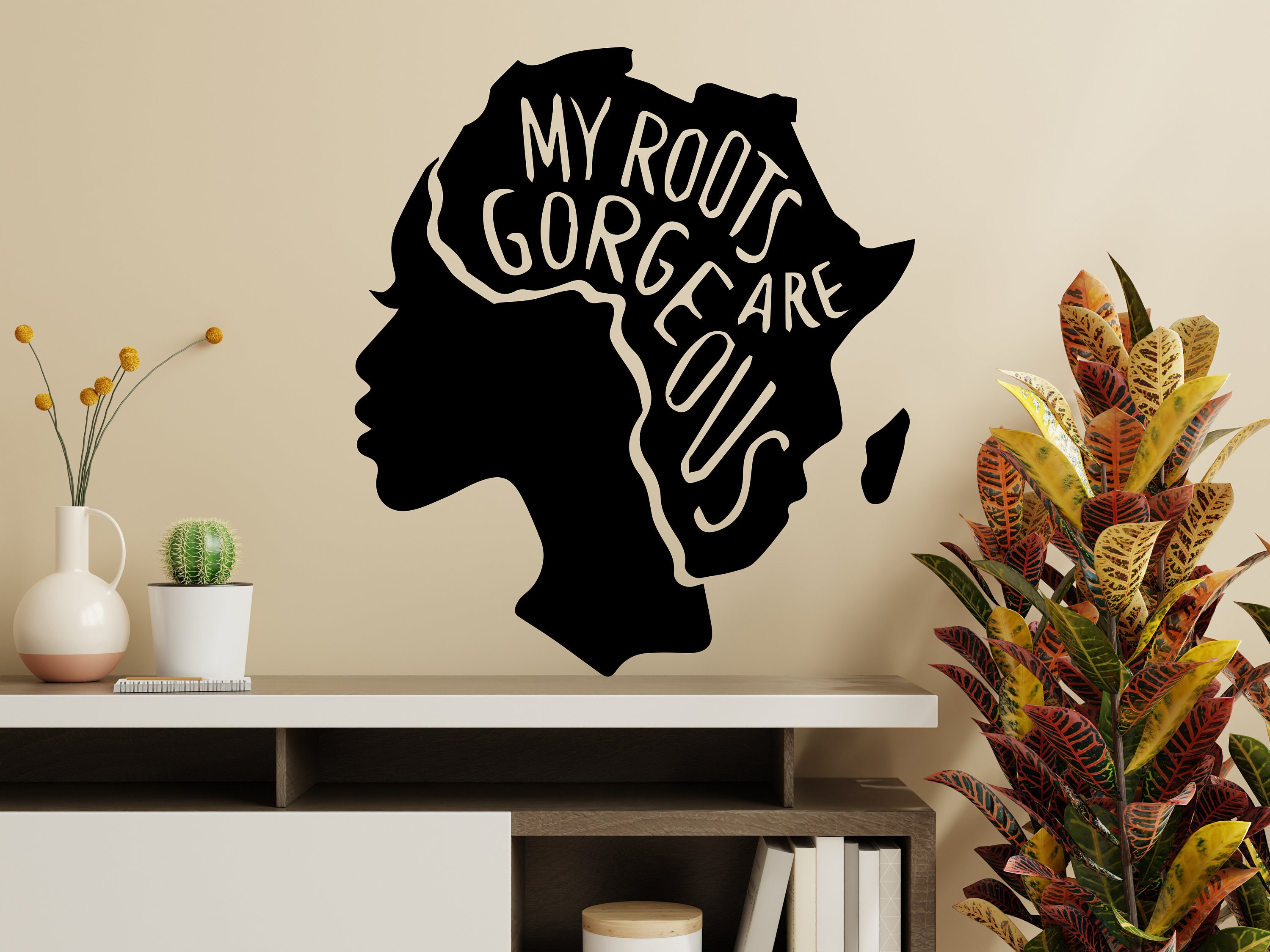 Map African Wall Decal Africa Wall Sticker Africa Wall Decal Africa ...