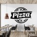 Pizza Wall Decal Pizzeria Wall Sticker Pizza Wall Sticker Food Lover ...