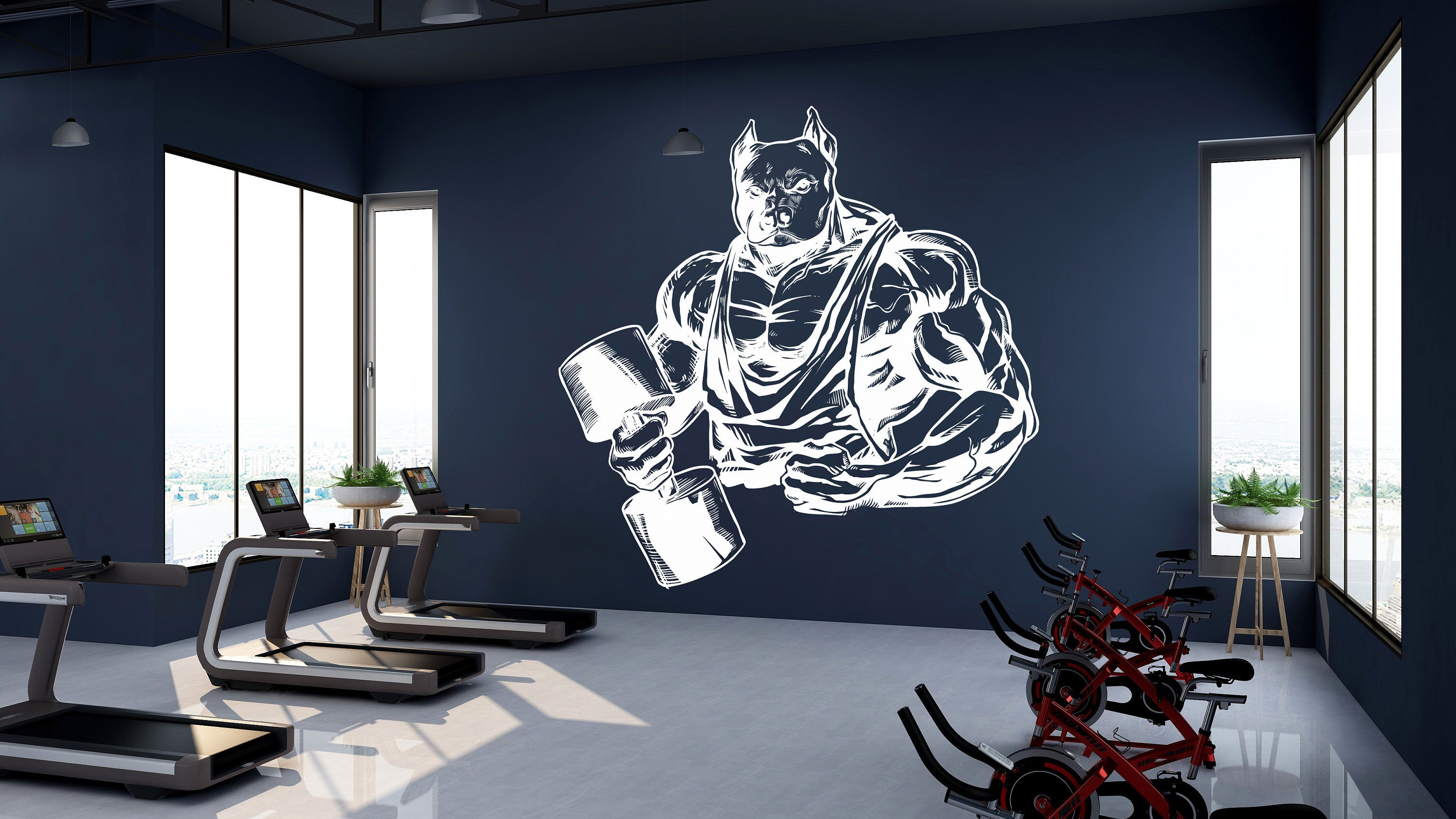Gym Wall Paint Designs Craig Black On X: "New Project: 'Don't Quit