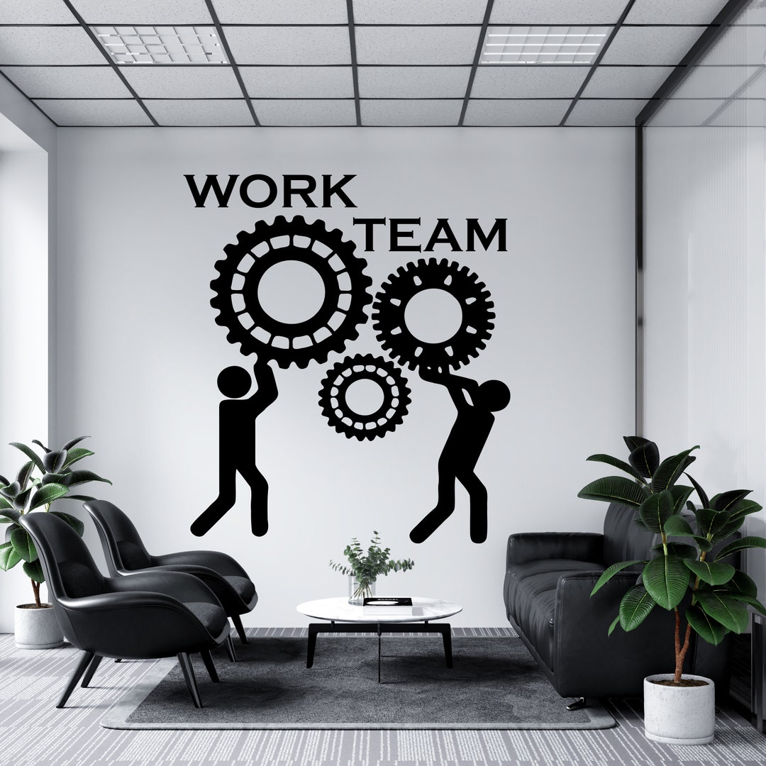 Office Wall Decal,teamwork Decal, Office Wall Art,office Decor,teamwork ...