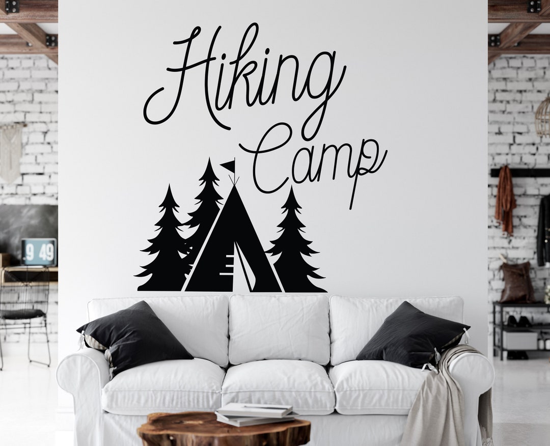 Campfire Wall Decal Home Design Camper Wallstickers Happy Campers Decal ...