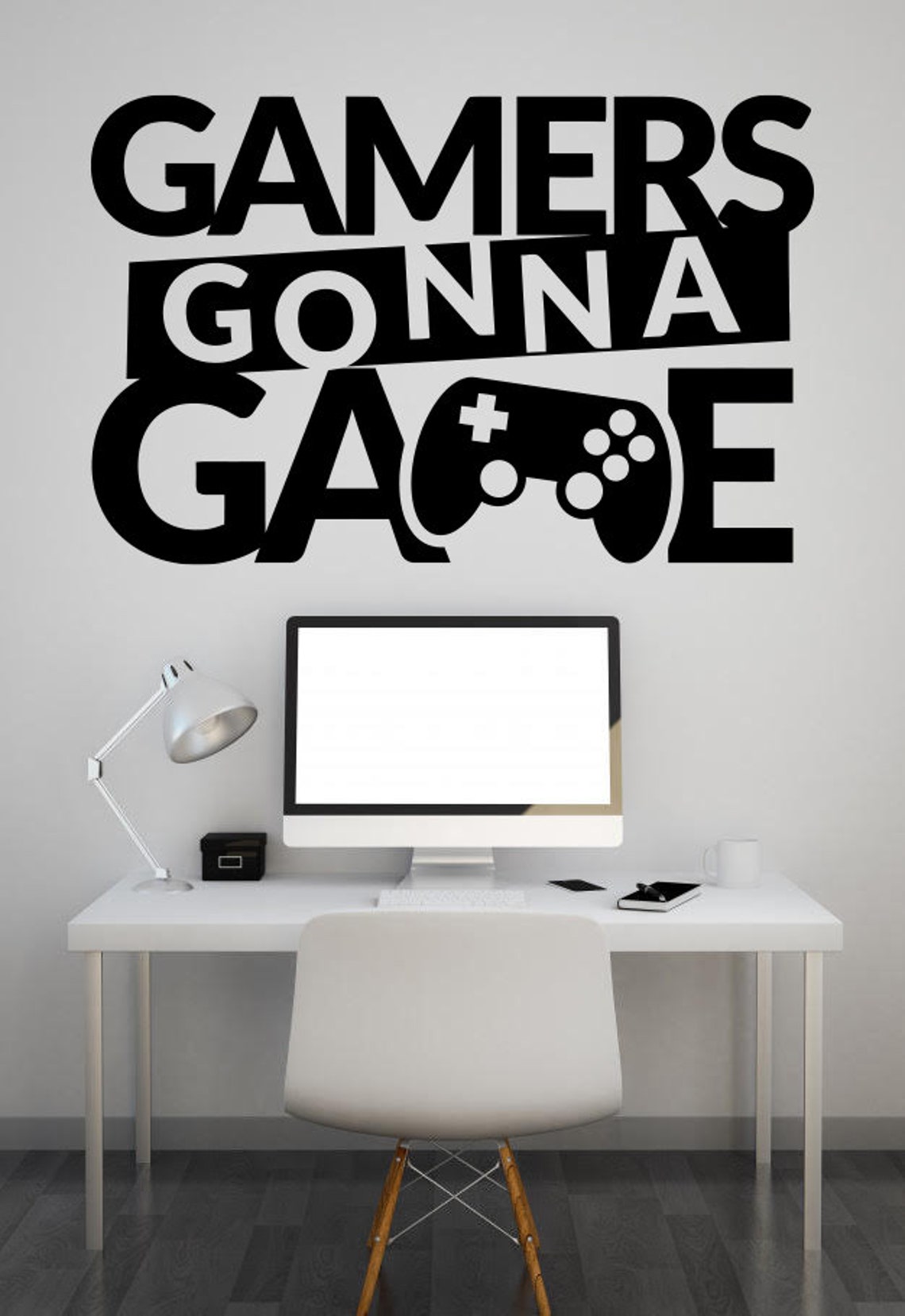 Gamer Wall Decaleat Sleep Gamewall Stickercontrollervideo - Etsy