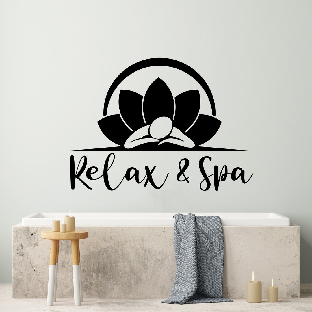 Wall Decals Spa Therapy Beauty Decal Vinyl Sticker SPA Beauty Salon Art ...