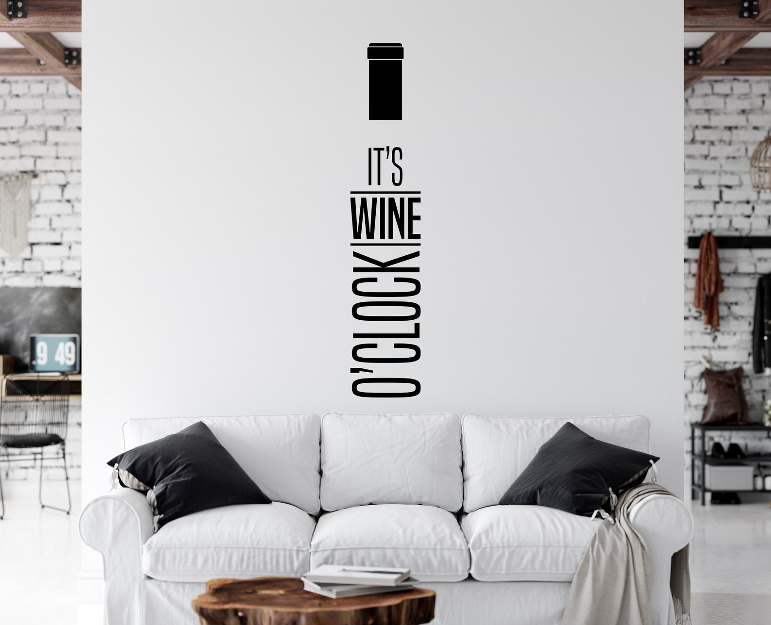 Wine Quotes Wall Decal Wine Glass Wall Sticker Vinyl Decal Wine Wall ...
