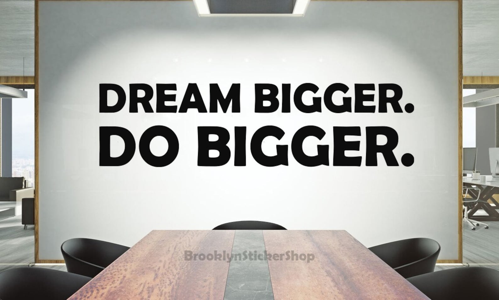 Dream Bigger Do Bigger Wall Decal,office Wall Decal,office Wall Sticker ...