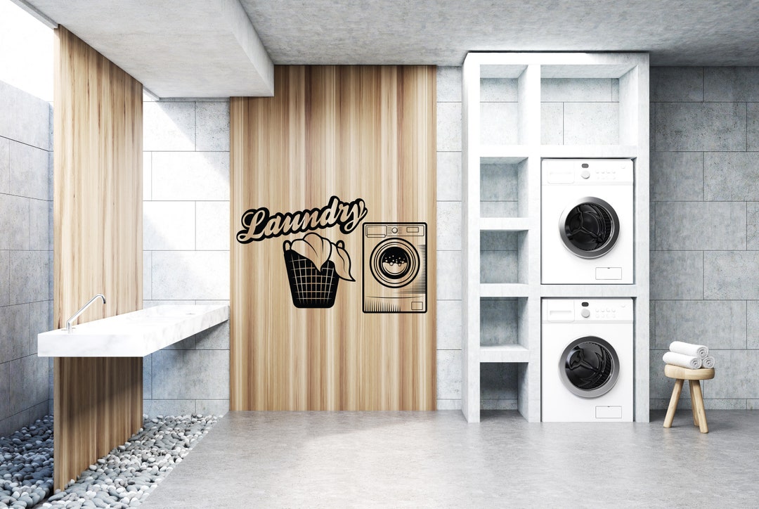 Laundry Room Wall Decal, Laundry Wall Sticker, Laundry Room Wall Decor ...