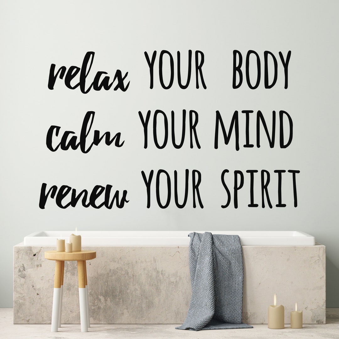 Wall Decals Spa Therapy Beauty Decal Vinyl Sticker SPA Beauty Salon Art ...