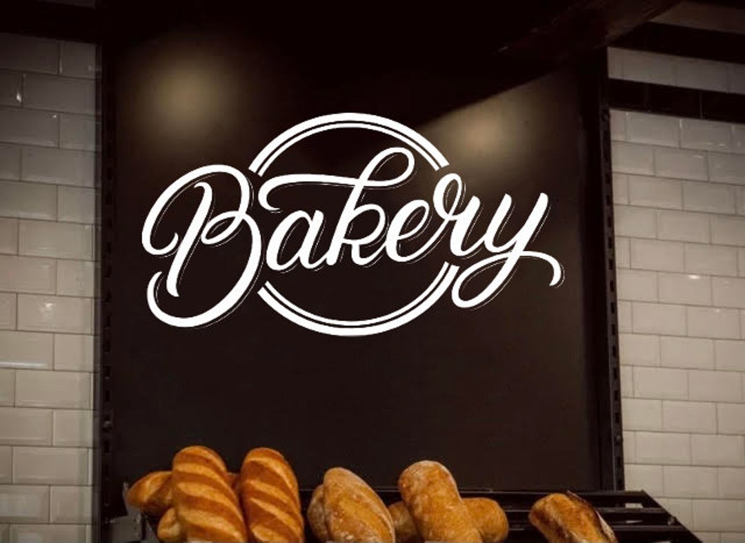 Bakery Wall Decal Bakery Shop Wall Art Bakery Wallsticker Amazing Foods ...