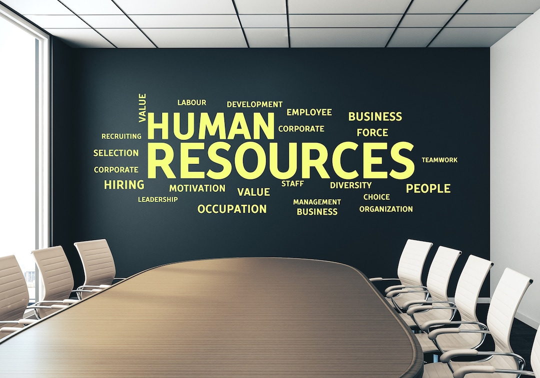 Office Wall Decal Human Resources Wall Sticker Office Decor Inspire ...