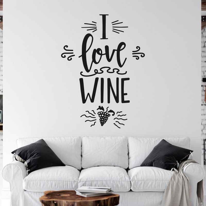 Wine Wall Decal - Etsy