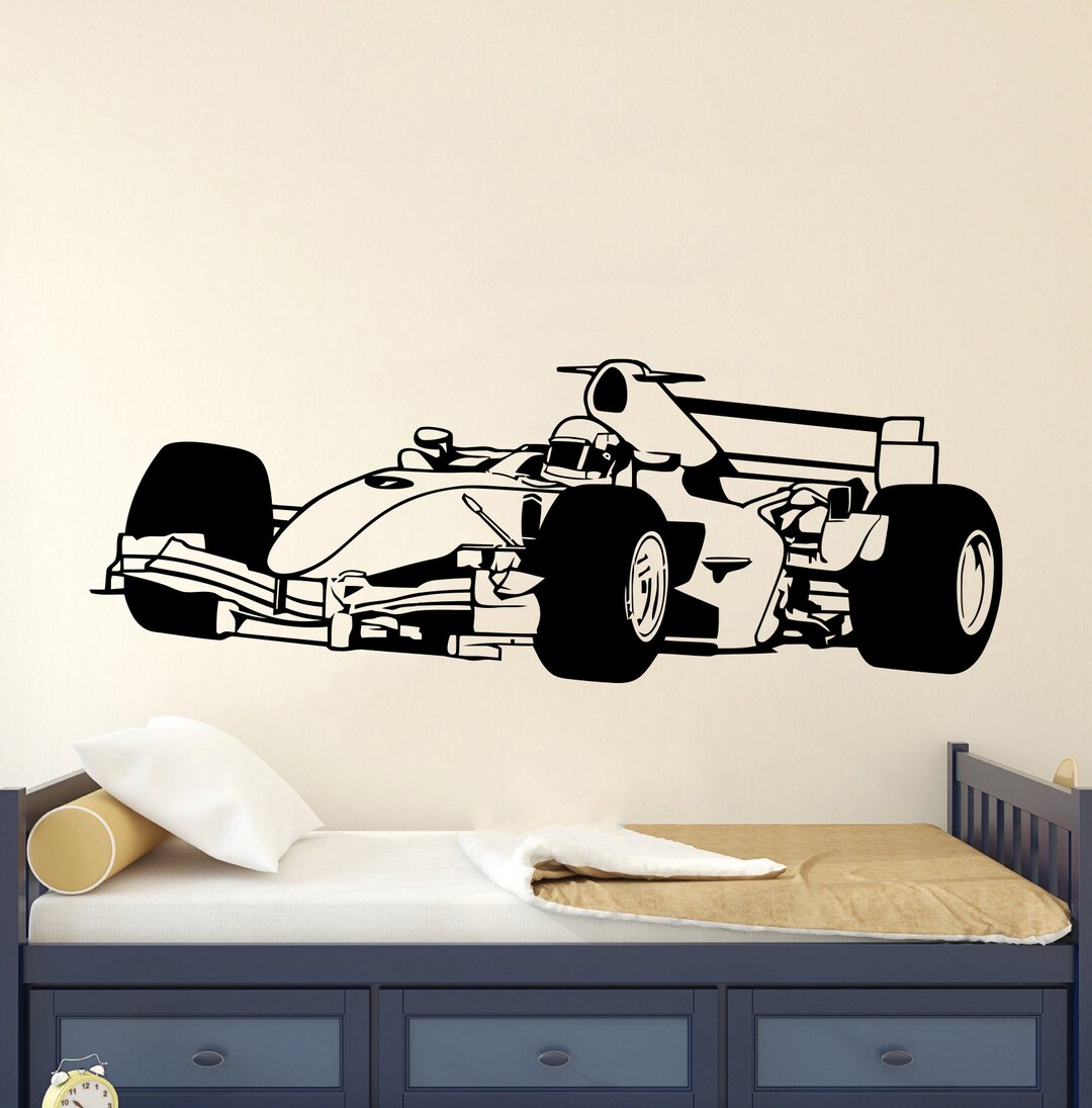 Formula 1 Car Wall Decal - Motorsport Racing Decor - Etsy
