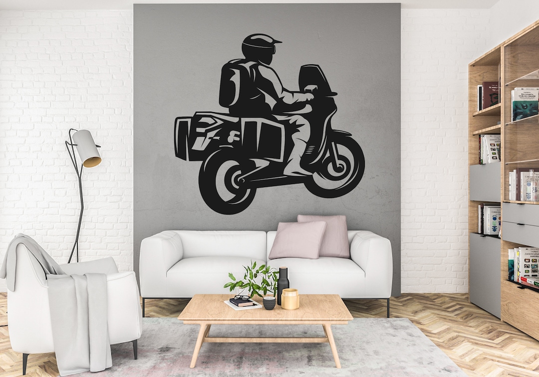Motorcycle Decal Motocross Decal Biker Sticker Motorcross - Etsy