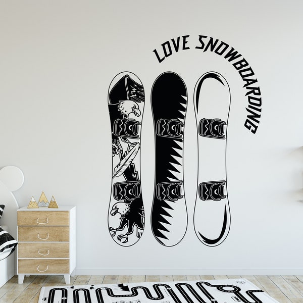 Ski Wall Decal - Etsy