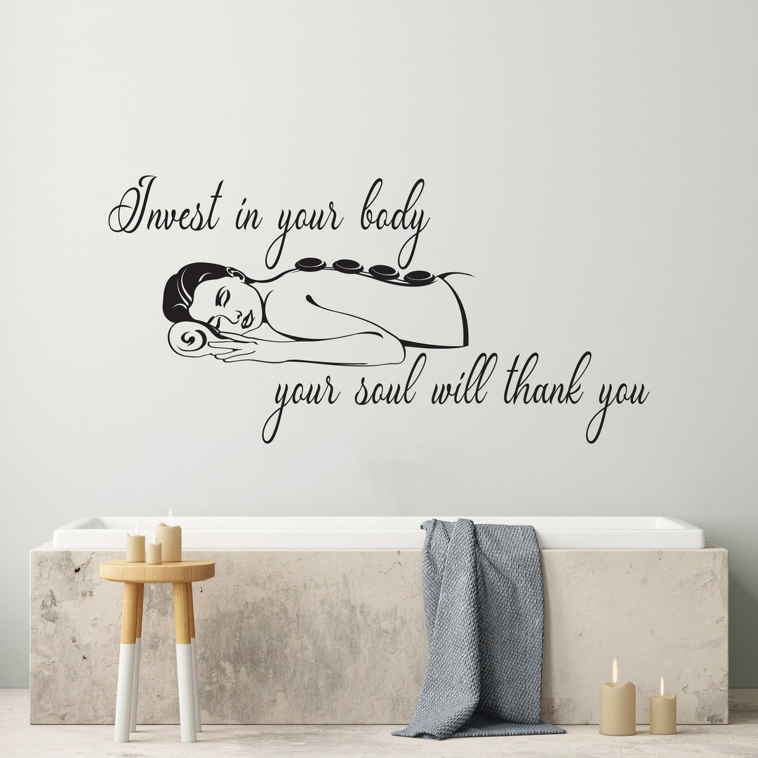 Wall Decals Spa Therapy Beauty Decal Vinyl Sticker SPA Beauty Salon Art ...