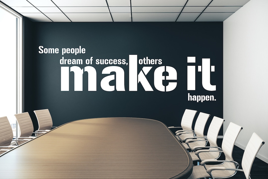 Office Qoutes Wall Decal,office Decal, Office Wall Art,office Decor ...