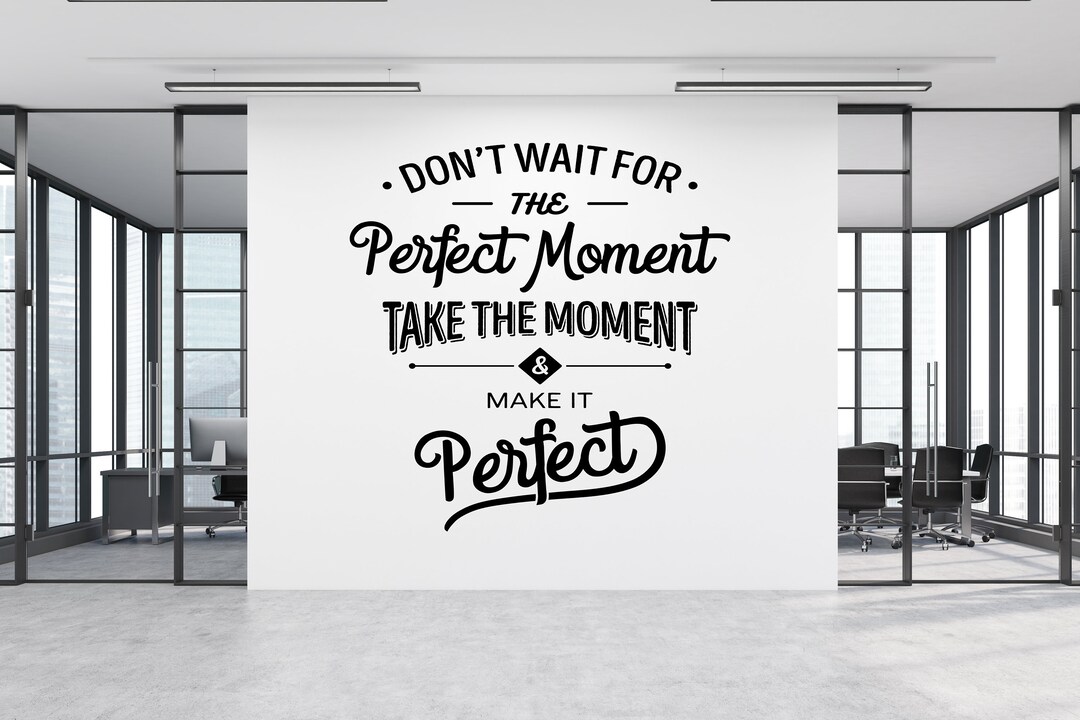 Motivational Office Quote Wall Decal,office Wall Decal,office Wall Art ...
