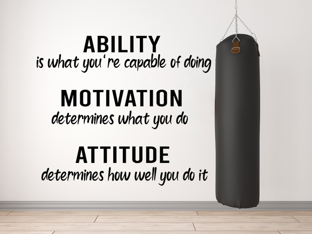 Gym Quotes Wall Decal Gym Wall Decor Sport Motivation Workout Wall Art ...