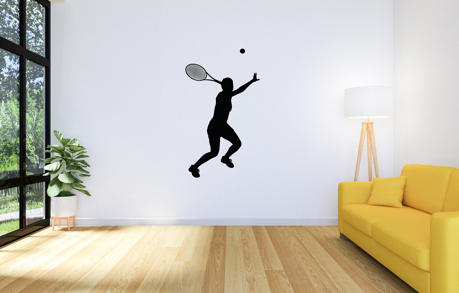 Tennis Decal Sports Decal Tennis Sticker Tennis Wall Decal - Etsy