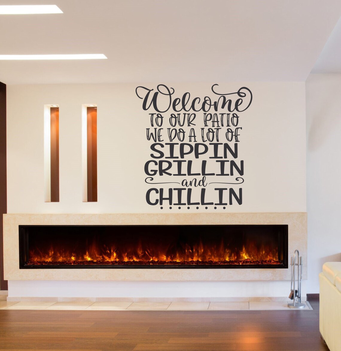 Welcome to Our Patio Decals Camping Decal Camper Decal | Etsy