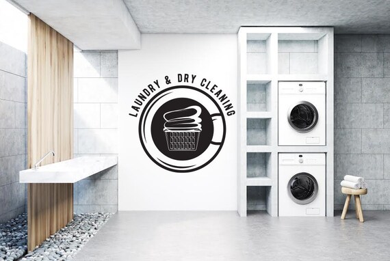 Laundry Room Wall Decal Laundry Wall Sticker Laundry Room - Etsy