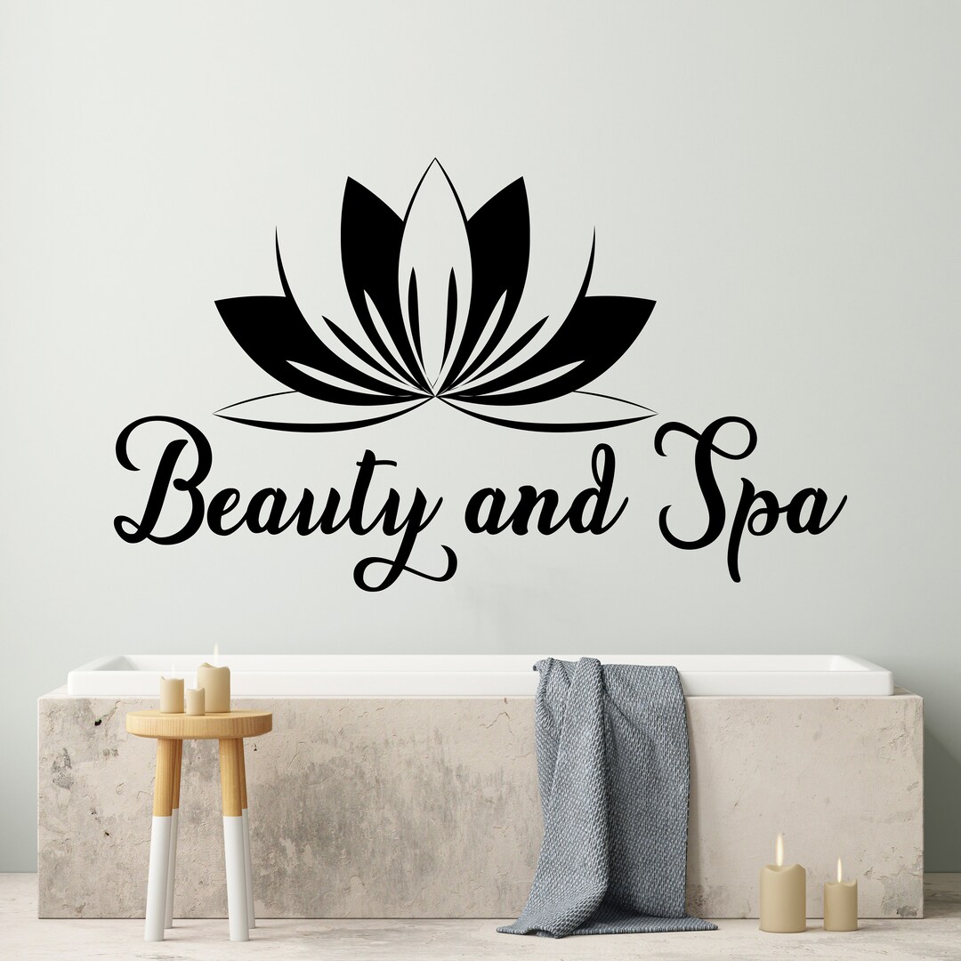 Wall Decals Spa Therapy Beauty Decal Vinyl Sticker SPA Beauty Salon Art ...